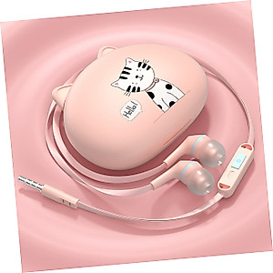 UKCOCO Wire Headphones 3pcs Universal Wired Headset Color Card Headphone Box Bass Ear Buds Wired