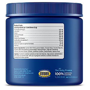 Zesty Paws Cardiovascular Support for Dogs - Taurine for Dogs, CoQ10 for Dogs, L Carnitine & Sea Buckthorn for Senior Dog Heart Health - AlaskOmega Fish Oil Omega 3 - Senior - Salmon - 90 Count