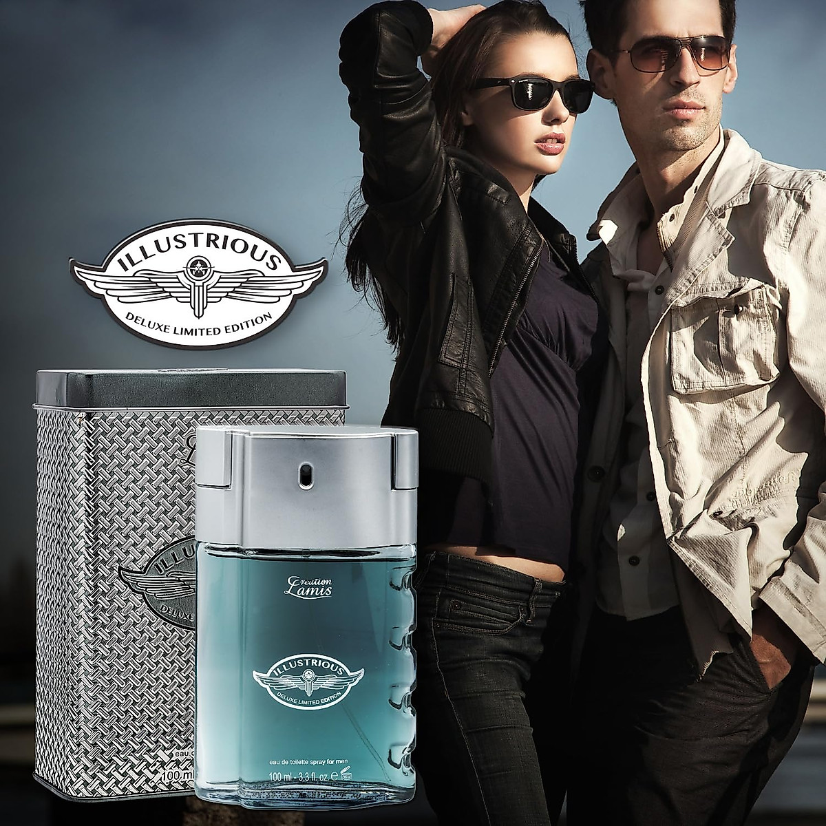 ILLUSTRIOUS DELUXE LIMITED EDITION BY CREATION LAMIS COLOGNE FOR MEN 3.3 OZ / 100 ML EAU DE TOILETTE SPRAY