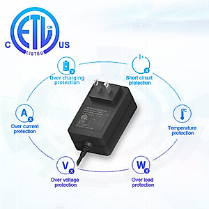 TPLTECH 17V AC/DC Power Charger for Bose Soundlink 3 2 1 Bluetooth Wireless Speaker III/II/I，369946-1300/357551-1300/330001/357550 Bose Soundlink Speaker Charger with 6.6 Ft Charging Cable