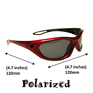 Sporty Shades - S120mm (Blue + Red 2 Pack)