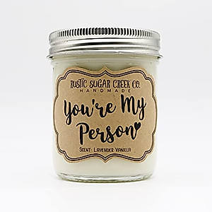You're My Person Candle, Christmas Gift, Friendship Gifts, Birthday Gifts, Missing You Gifts For Women, Girlfriend Gifts, Grey's Anatomy, You're My Person Gifts, Best Friend Gifts, Besties, Bff