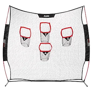 Franklin Sports 8 Foot x 8 Foot Football Accuracy Target – Four Targets – Improve Throwing Skills – Quarterback Training – Football Training