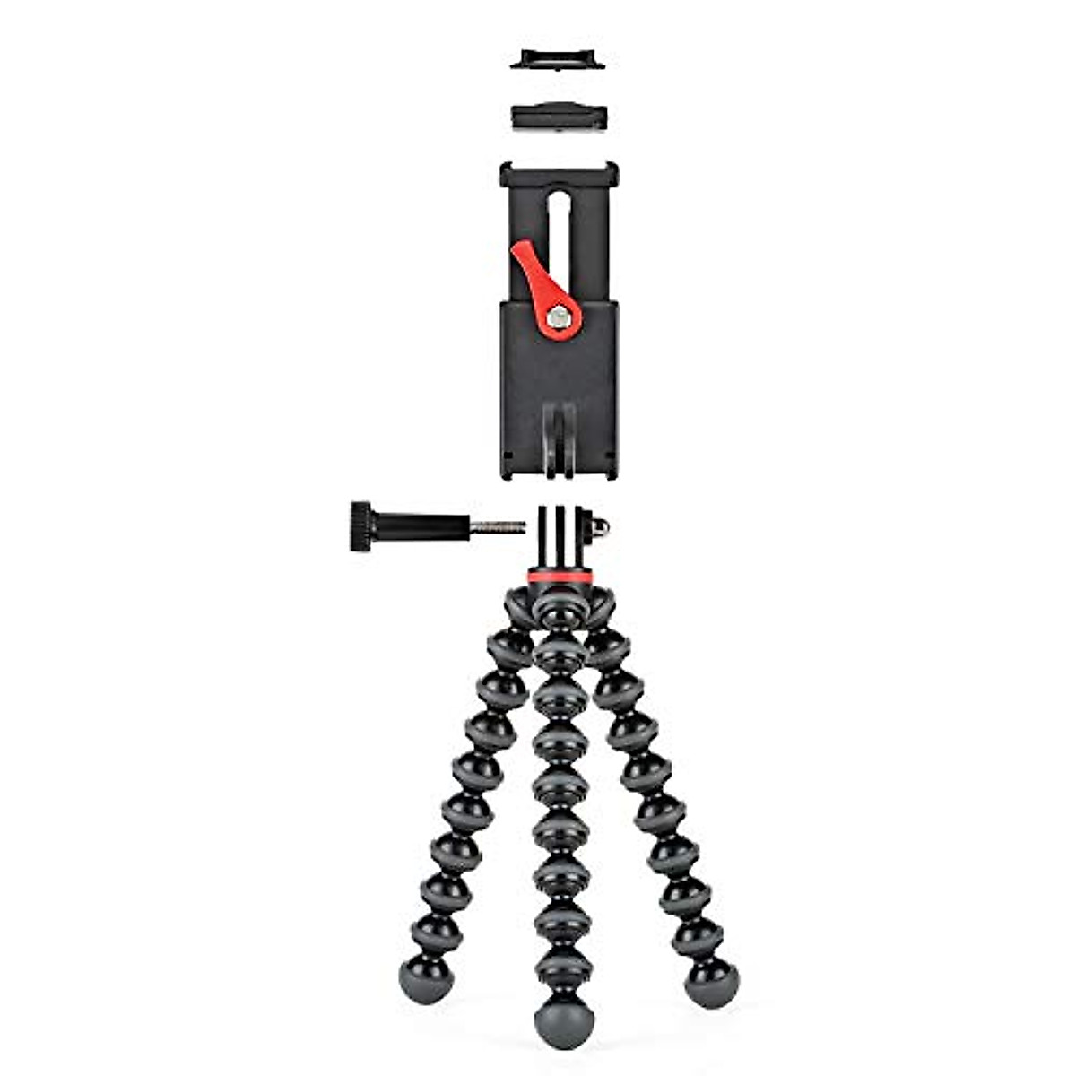 Joby GripTight Smartphone/Action Camera Flexible Tripod Stand Kit, Black/Charcoal, 10 Oz (JB01515)