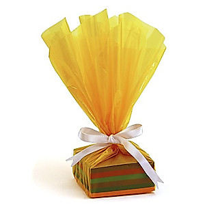 Hygloss Products Cellophane Roll – Cellophane Wrap for Crafts, Gifts, and Baskets 20 Inch x 12.5 Feet, Yellow, Model: n/a