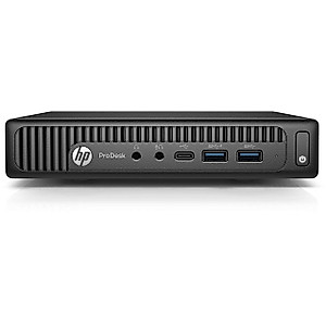 HP Prodesk 600 G2 Micro Computer Mini Tower PC - Intel Quad Core i5-6500T 2.5Ghz / 8GB DDR4 Ram / 256GB SSD / VGA / USB 3.0 / Windows 10 Pro (Renewed)
