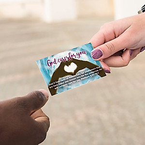 God Cares for You, Matthew 6:30, Bulk Pack of 25 Affirmation Scripture Cards for Kids, Pass it On Christian Bible Verse Cards for Sunday School, Childrens Church, & Youth Group Ministry