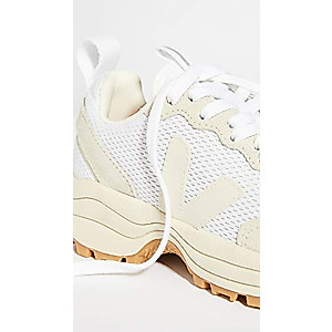 Veja Women's Venturi Trainer Sneakers, White Pierre/Natural, 6 Medium US