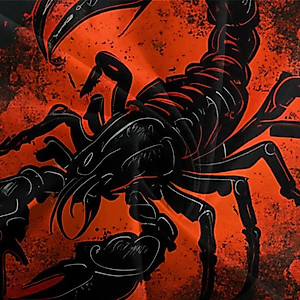 EVMILA Scorpion Comforter Covers Duvet Cover for Boys Girls Quilt Cover 3D Print Insects with Pillow Cases with Zipper Closure Bedding Set Soft Microfiber 3 Pieces Queen（228x228cm）, Style-10