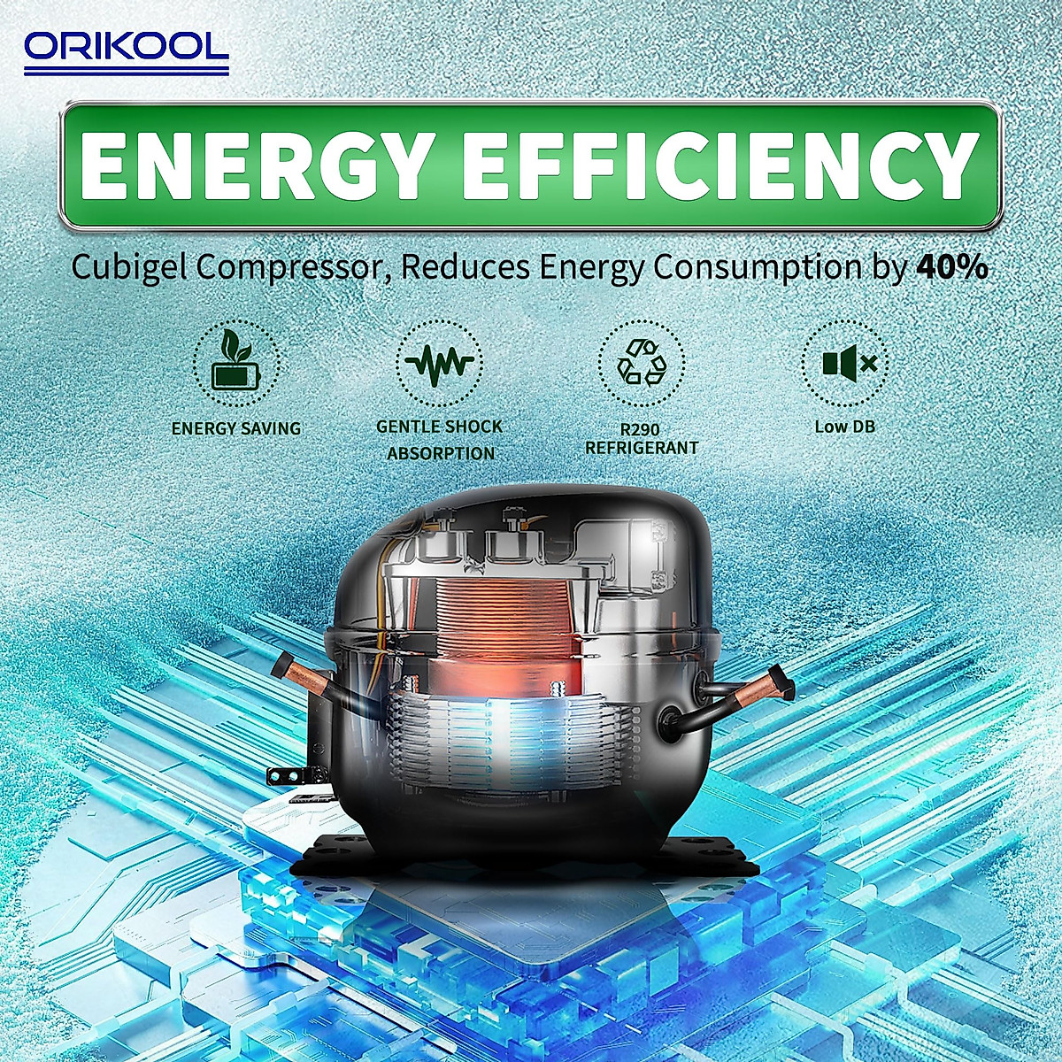 ORIKOOL 27" W Commercial Refrigerator Upright, 33℉ ~ 40℉ Stainless Steel Reach-in Refrigerator, 3 Adjustable Shelves, LED Lighting, 23 Cu.ft