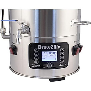 Kegland 35L BrewZilla | Stainless steel construction | Automatic step mashing | 9 gallon | Gen 3.1.1