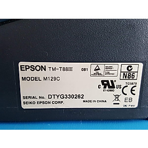 Epson TM-T8III Model M129C RS232 Interface Receipt Printer (Renewed)