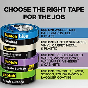 Scotch 2050-48MP 3M 2050 General Painting, 1.88-Inch x 60.1-Yard, 1-Pack Masking Tape, Width, Beige