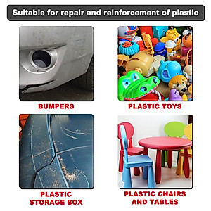 1300PCS Hot Staples Welding Rods Bumper Repair Welding Wire for Repair Machine Car Bumpers Dashboards Lamp Holders Plastics Rings Daily Plastics Supplies 0.8 0.6 mm with Storage Box