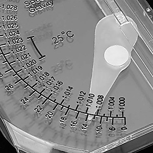 Salinity Tester, Aquarium Salinity Tester Seawater Salt Meter Fish Tank Salinity Measuring Device for Fish Tank Pond Saltwater Water