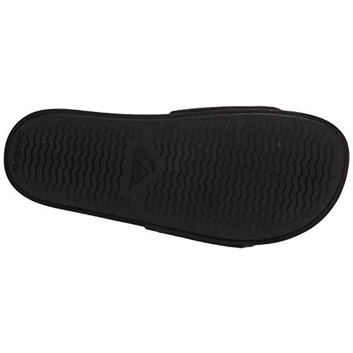 Quiksilver Men's Sandal, Black/Grey/Black Rivi Slide Adjust, 12