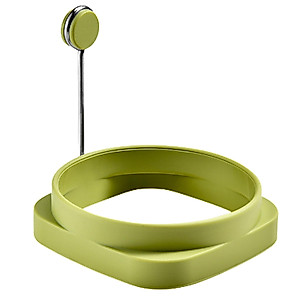 Fried Egg High Temperature Resistance Flexible Food Grade Double-sided Square Round Egg Fryer Mould for Home Fried Egg Ring