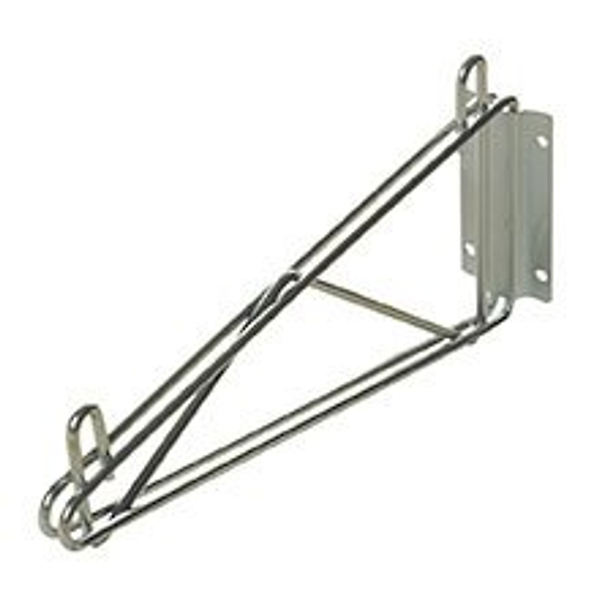 Omega 12" Deep x 60" Wide x 7" High Fixed Chrome Wall Mount Shelving Kit