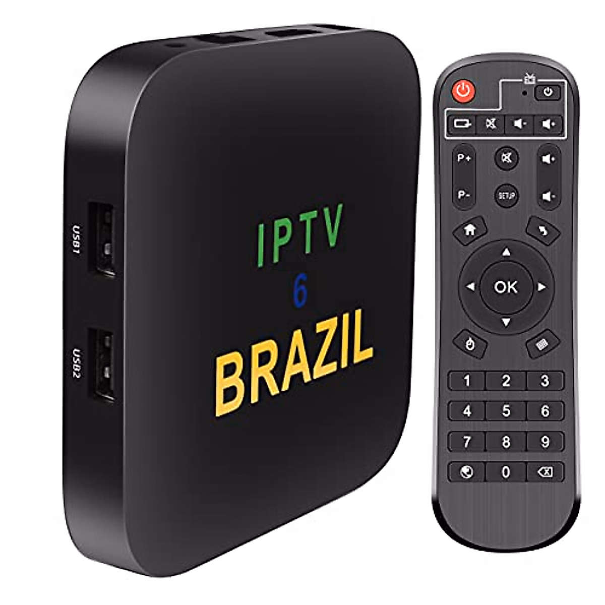 2023 Brazilian IPTV Brazil Box Mini Size Remote Control ARM Cortex A53 CPU ARM Mali-450 GPU
