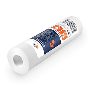 Aquaboon 6-Pack 1 Micron 10x2.5" Sediment Water Filter Replacement Cartridge for Any Standard RO Unit, Whole House Sediment Filtration, Compatible with DuPont WFPFC5002, Pentek DGD series, RFC series