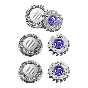 Set of 3 Shaving Heads for Phillips Norelco HQ56 HQ4 HS190 Replacement Electric Shaving Head Razor Blades for HQ6970 HQ442 HQ300 HQ916 HQ6990 PQ202 PQ205 - Happy Hours
