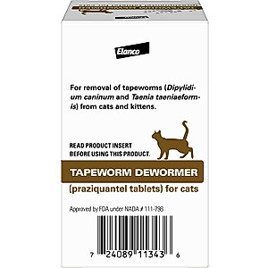 Bayer Expert Care Tapeworm Dewormer for Cats and Kittens