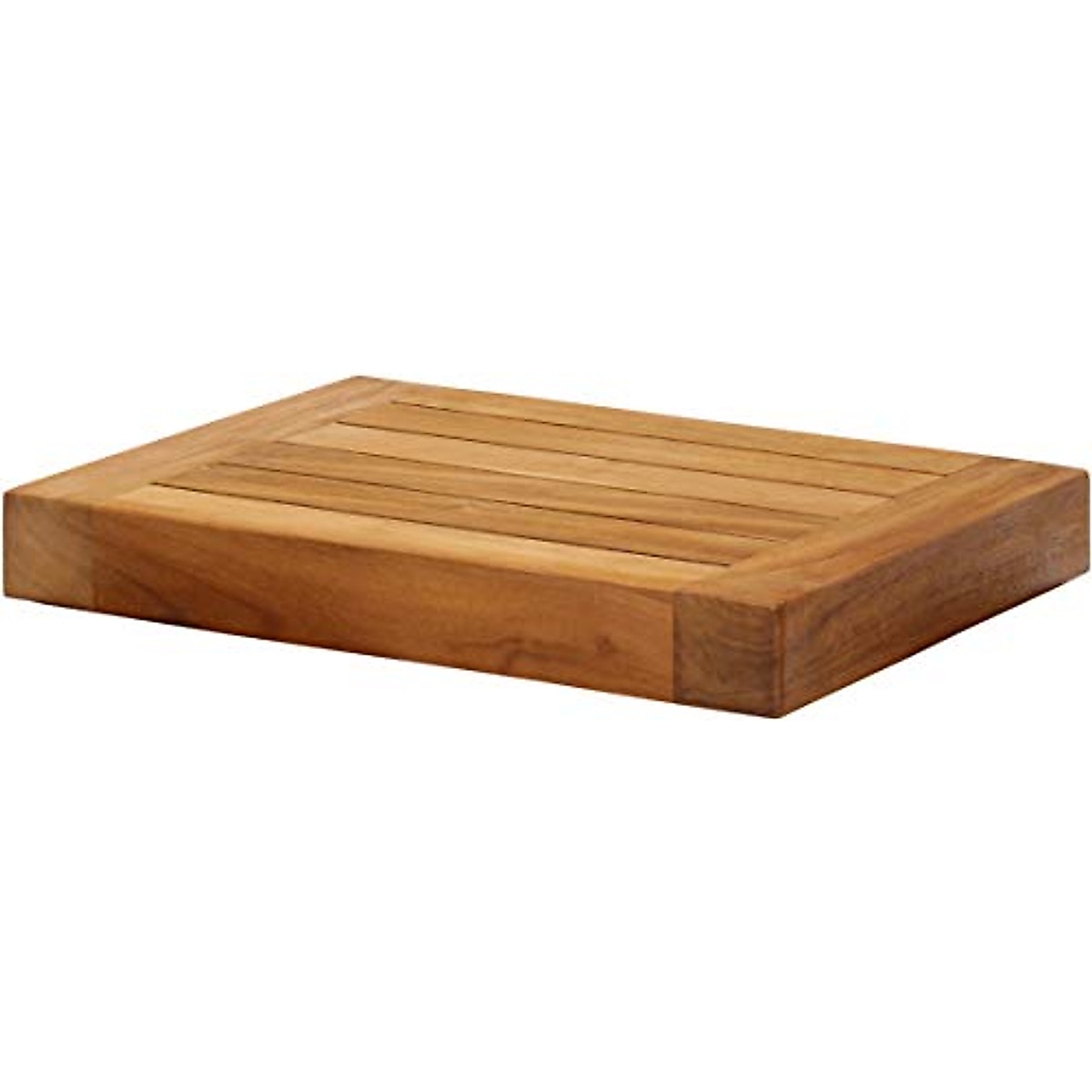AquaTeak 12" Moa Teak Flat Wall Shelf