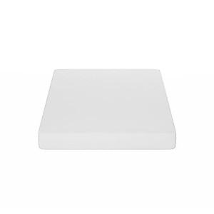 Furinno Tidur Cooling Gel Memory Foam Mattress, 8 Inch, Queen, White