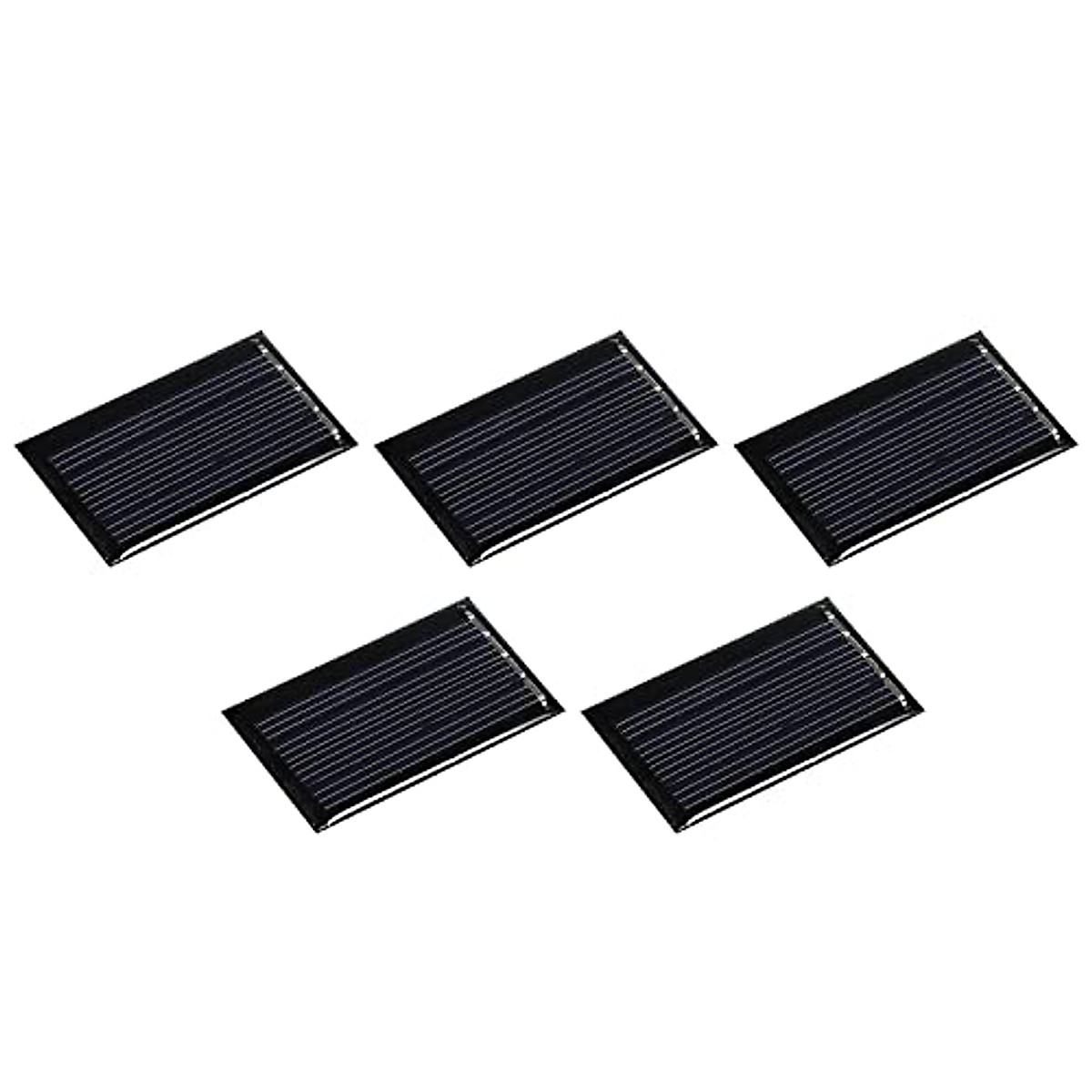 MECCANIXITY Mini Solar Panel Cell 2V 45mA 0.09W 44mm x 26mm for DIY Electric Power Project Pack of 5