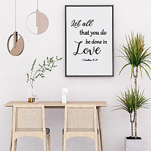 Generic 12 Pieces Bible Verse Wall Stickers,Inspirational Quotes Christian Wall Decals,Scripture Wall Decals,Peel and Stick,Motivational Wall Decal for Living Room Bedroom Bathroom Office, Black