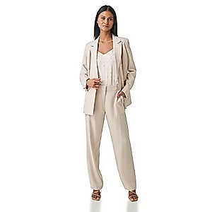 Karl Lagerfeld Paris Women's Long Sleeve Everyday Fashion Sport Jacket, Bone, Small