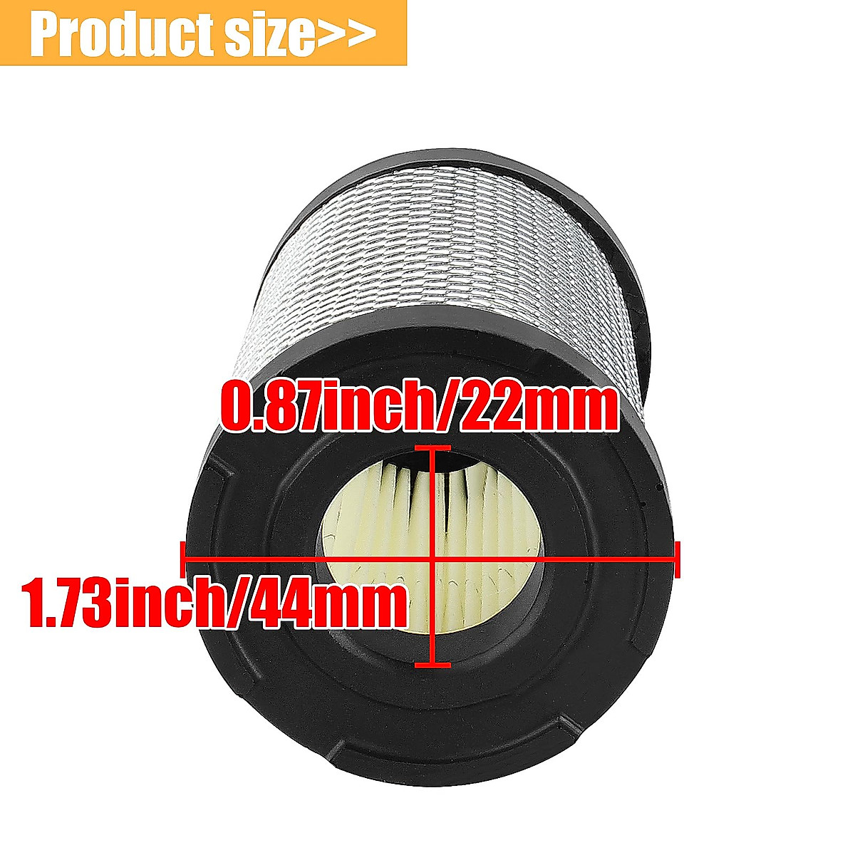QAZAKY 6PCS Filter Compatible with Tecumseh 35066 OVRM105 TC200 TC300 TCH300 TVS100 TVS105 AM123992 314 314F Sears 63087A Craftsman 33342 63087A Lawn Mower Lawn-Boy 10200 ENGINE_AIR_FILTER