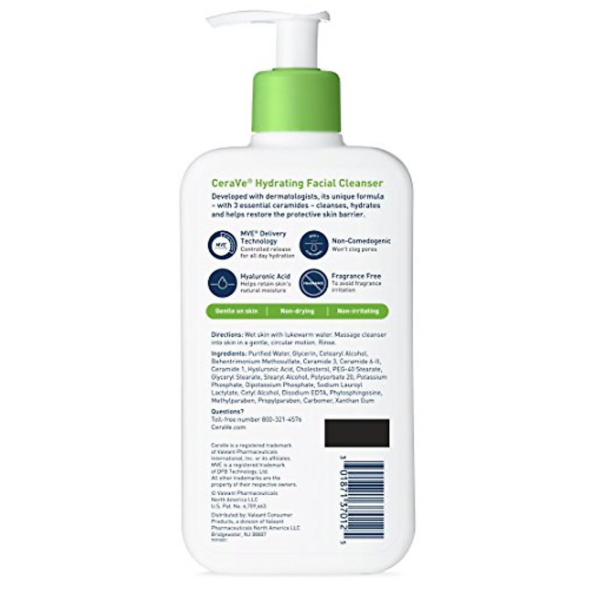 CeraVe Hydrating Facial Cleanser for Daily Face Washing