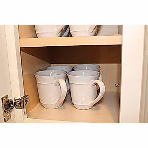 612 Vermont 12" x 40' Clear Ribbed, Waterproof, Non-Adhesive Plastic Shelf Liner for Use in Kitchen Cabinets, Pantry, Wire Shelves, Under Sink, Refrigerators and More.