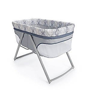 Ingenuity Foldaway Rocking Bassinet - Fletcher - Portable Folding Rocking Bassinet