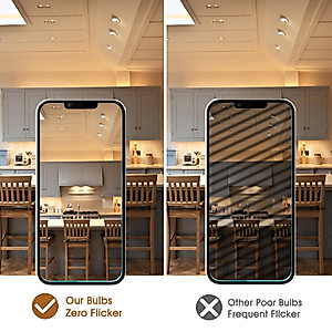 GU10 Halogen 50W Bulbs, 120V Halogen Light Bulb, GU10 Base Replacement for Candle Warmer Lamp Bulb, Warm White GU10+C Dimmable Glass Cover for Spot Track Lighting, Range Hood Lights, 3 Pack