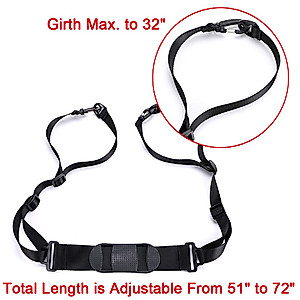 OwnMy 2PCS Kick Scooter Shoulder Straps, Adjustable Scooter Carrying Straps for Kids Balance Bike Scooter Folding Chair Yoga Mat