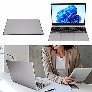 FOTABPYTI 15.6in Laptop, Laptop Computer High Performance Processor FHD Screen Ultra Thin for Work (16+512G US Plug)