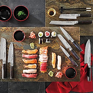 Cuisine::pro® Damashiro® Emperor Shi Knife Block 7 Piece