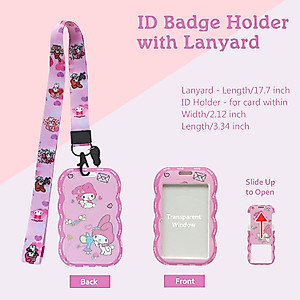 Koiswim Cute School Supplies Kawaii Stationery Gift Set, Including Gel Pens Notebook Pencil Cse Stickers Pins Badge Lanyard Sticky Note Bookmark (M)