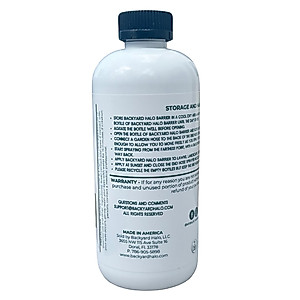 Backyard Halo Mosquito Barrier End Hose Sprayer Kit | DEET Free | Two 16 Fl Oz Bottles | Children, Adult, and Pet Safe | Friendly to The Environment | Reduces Mosquitoes | Covers 2,400 SqFt