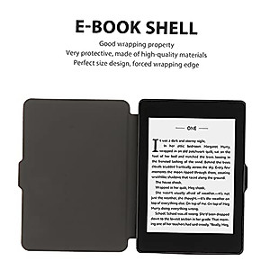 Hemobllo Ebook Case Ereaders Silicone Case E-Reader Ebook Leather Cover Ebook Reader Covers Faux Leather Silicone E-Reader Protective Cover Auto Wake Protective Case E-Reader Case Cartoon