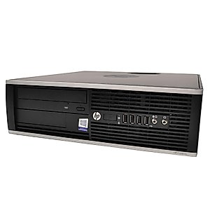 HP Premium Flagship 8200 Small Form Factor Business Desktop (Intel Quad-Core i5 3.1GHz, 8GB DDR3 RAM, 1TB HDD + 240GB SSD, DVD, VGA, DisplayPort, Windows 10 Professional) (Renewed)