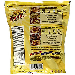 Carbon's Golden Malted Original Waffle and Pancake Flour, 32 Ounce (Pack of 3)
