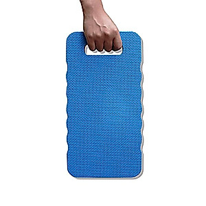 Gardzen 3-Pack Garden Kneeling Cushions - For Gardening, Baby Bath, Yoga, Pilates, Exercise, 16"x8"x1", Blue