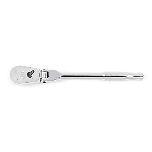 GEARWRENCH 1/4 Drive 84 Tooth Flex Head Teardrop Ratchet 7" - 81012A-07