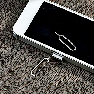 AYWFEY 16 Pieces SIM Card Removal Openning Tool Tray Eject Pins Needle Opener Ejector Compatible with All iPhone Apple iPad HTC Samsung Galaxy Cell Phone Smartphone Watchchain Link Remover
