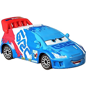 Disney Cars Toys and Pixar Cars Raoul Çaroule, Miniature, Collectible Racecar Automobile Toys Based on Cars Movies, for Kids Age 3 and Older, Multicolor