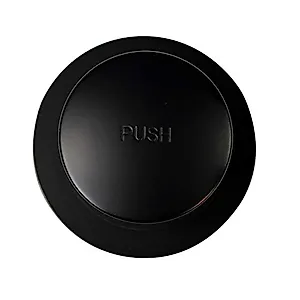 Westbrass Y593144-12 14" Black Tubular Bath Waste & Overflow Assembly with Tip-Toe Drain Plug and Two-Hole Faceplate, 1-Pack, Oil Rubbed Bronze