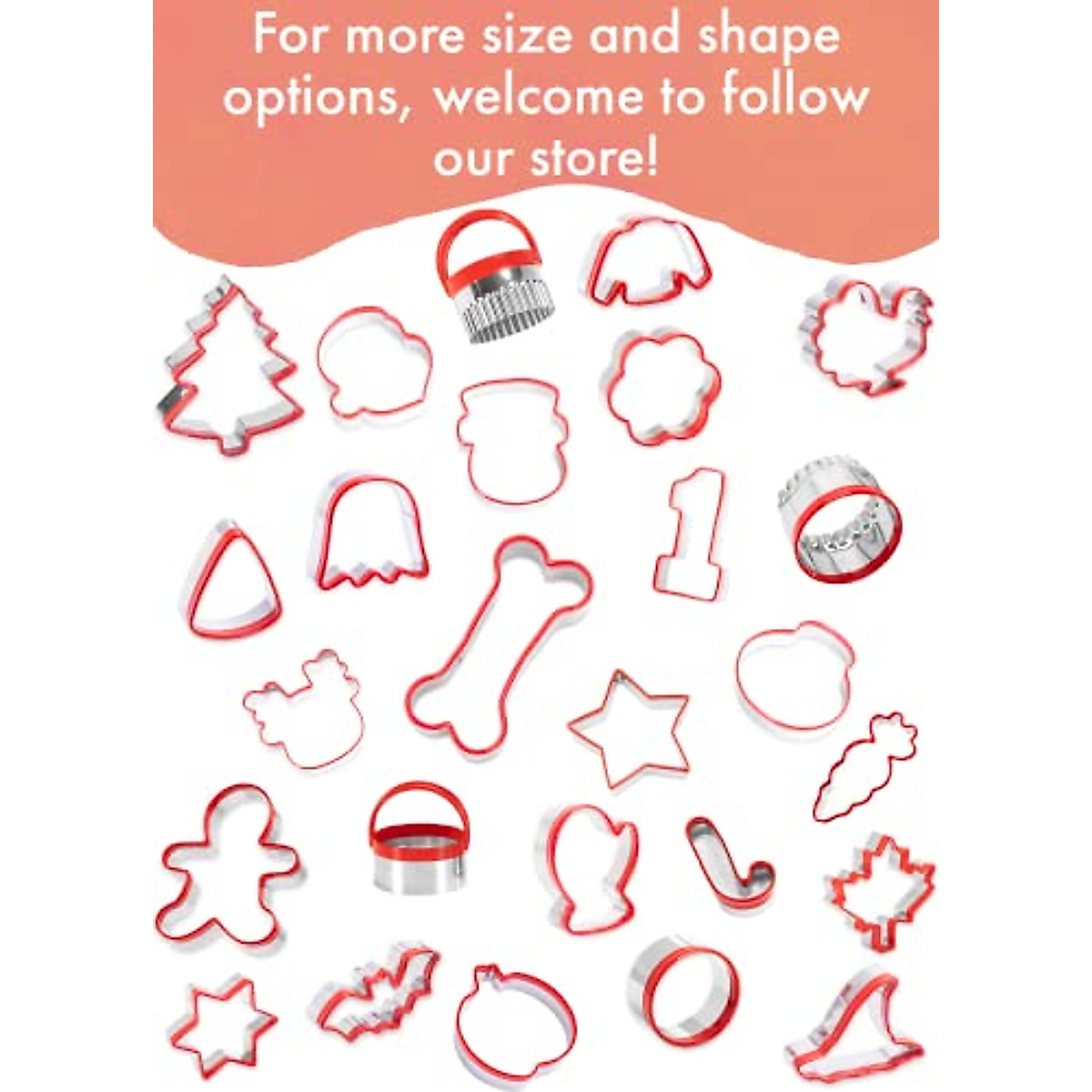 3 Pieces Dog Bone Cookie Cutters Set, Dog Treats Cookie Cutter, Dog Bone Shapes Cutters, Homemade Dog Biscuit Treats Cutters, Coated with Soft PVC for Protection, 2.4" 3.2'' 3.9''